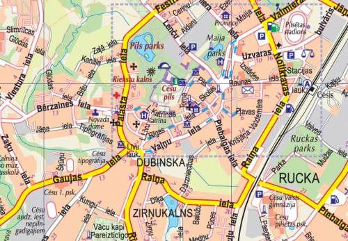 Maps - Tourism maps - Cēsu, Amatas, Jaunpiebalgas, Līgatnes, Pārgaujas ...