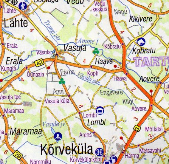 Maps - City maps, atlases - Tartu. Tartumaa