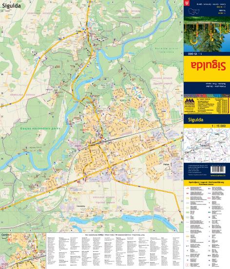 Maps - City maps, atlases - Sigulda