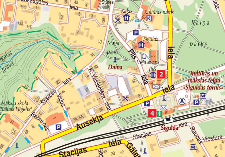 Maps - City maps, atlases - Sigulda