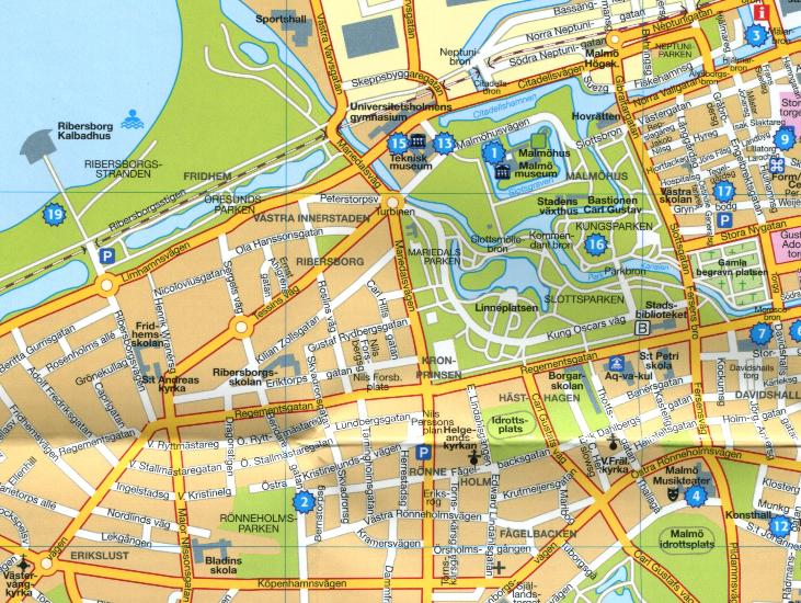 Maps - City maps, atlases - Malmö