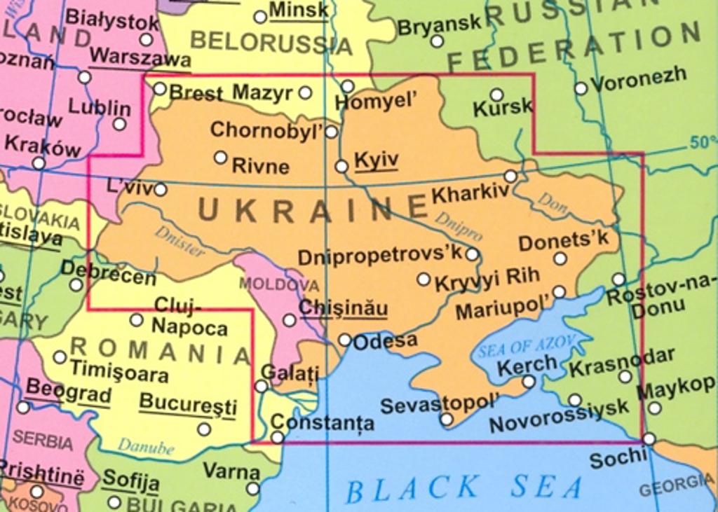 Maps - Road maps, atlases - Ukraine, Moldova