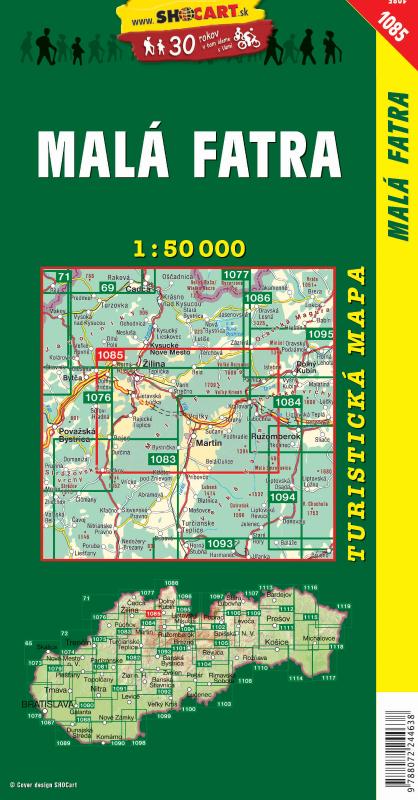 Maps - Tourism maps - Mala Fatra