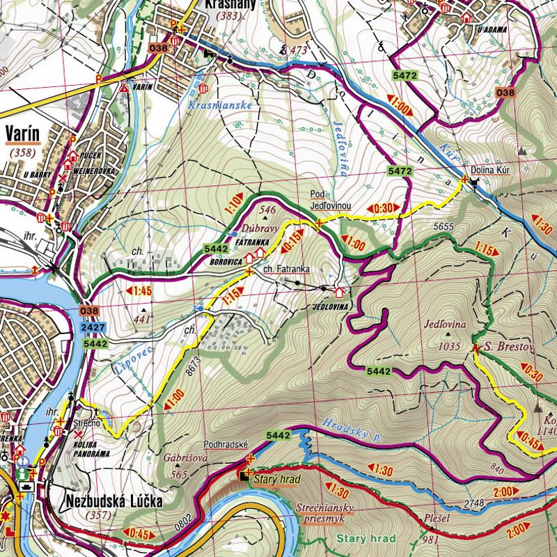 Maps - Tourism maps - Mala Fatra