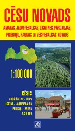 Maps - Tourism maps - Cēsu, Amatas, Jaunpiebalgas, Līgatnes, Pārgaujas ...